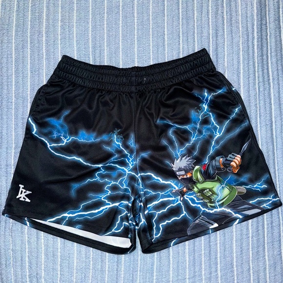 Invicta Kuru | Shorts | Naruto Kakashi Hatake Anime X Gym Shorts ...